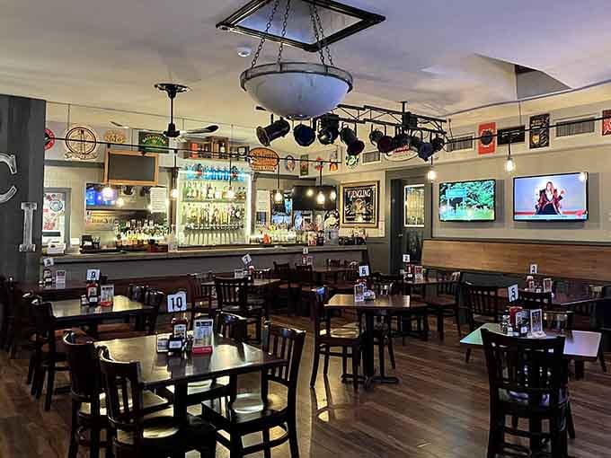 Clean, comfortable, and surprisingly bright inside, this is where good times happen without any pretense or fuss.