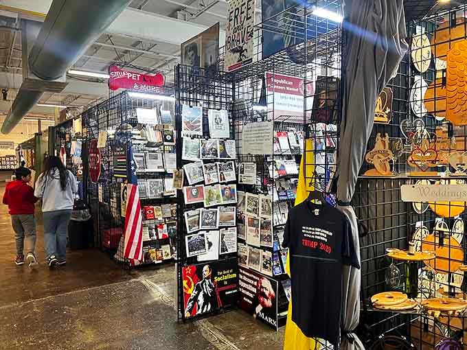 Patriotic prints and pop culture tees create a visual feast that's part Americana, part nostalgia trip down memory lane.