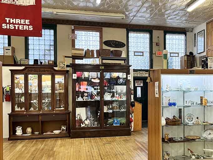 Step inside and you're immediately greeted by display cases that promise hours of delightful discovery ahead.