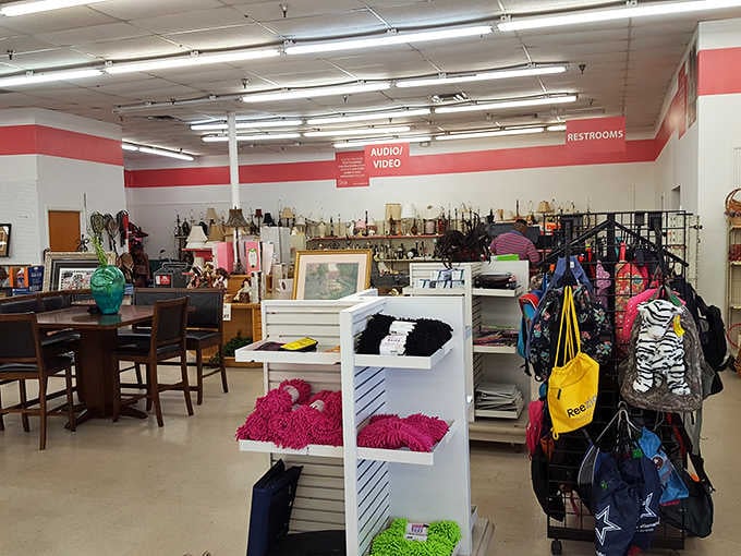 Clean, bright, and organized like a thrift store that actually respects your time and sanity.