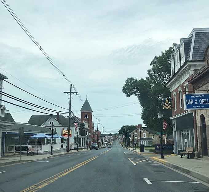 Main Street Thurmont looks like someone built a time machine and forgot to tell anyone about it.