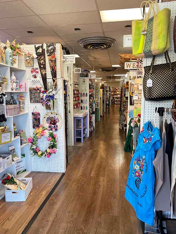 Endless aisles of possibilities stretch before you like a choose-your-own-adventure book for grown-ups who love stuff.