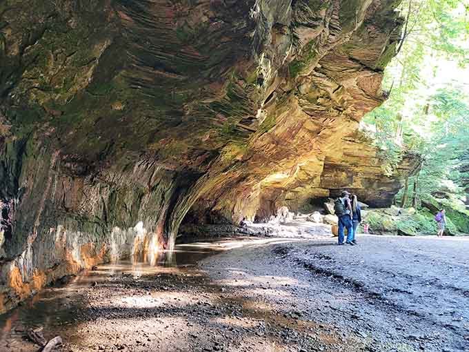 Mother Nature's architecture puts any cathedral to shame, with sandstone arches soaring overhead like ancient vaulted ceilings.