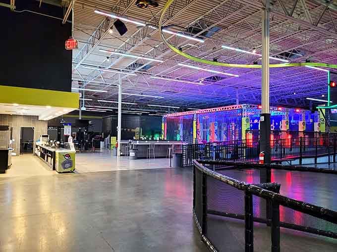 Inside this cathedral of controlled chaos, gravity becomes more of a friendly suggestion than a rule.