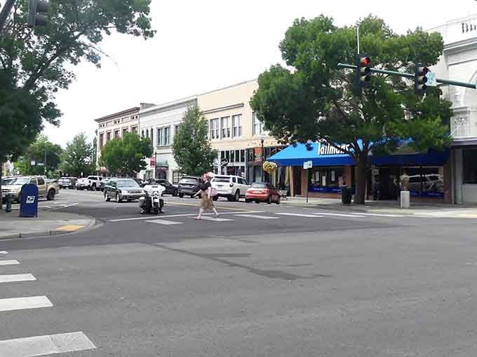 Main Street still feels like an actual gathering place where people know each other's names, not just WiFi passwords.