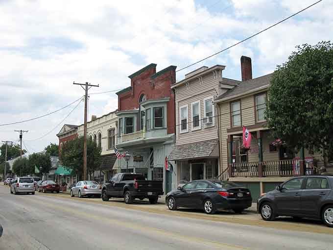 Colorful facades and original architecture create a downtown that actually makes you want to get out and walk.