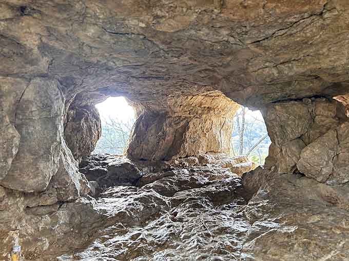 Finding these natural rock shelters feels like discovering your own secret hideout, minus the "No Girls Allowed" sign.