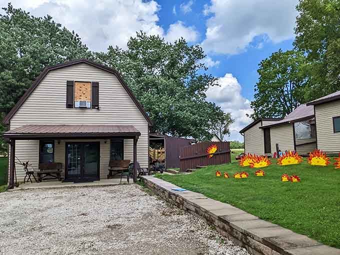 The barn looks ordinary enough, but inside waits a sphere that defies both logic and several laws of physics.