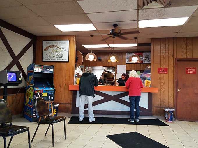 Wood paneling and arcade games: proof that some things get better with age, not fancier with trends.
