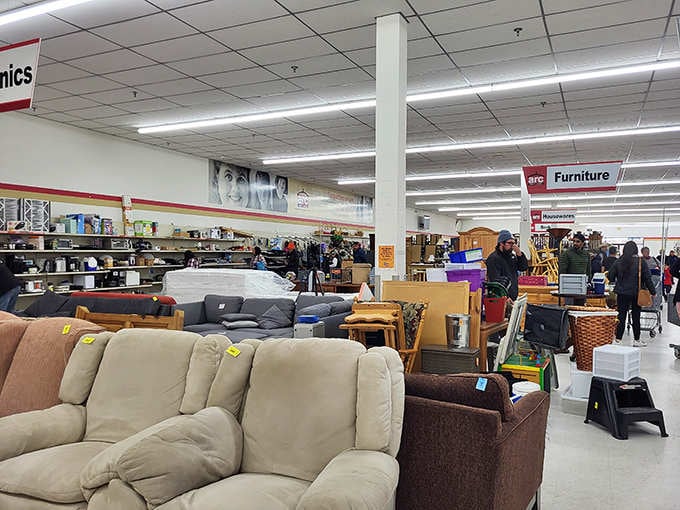 Welcome to retail therapy where the aisles stretch like Colorado highways and the furniture section rivals IKEA's showroom.