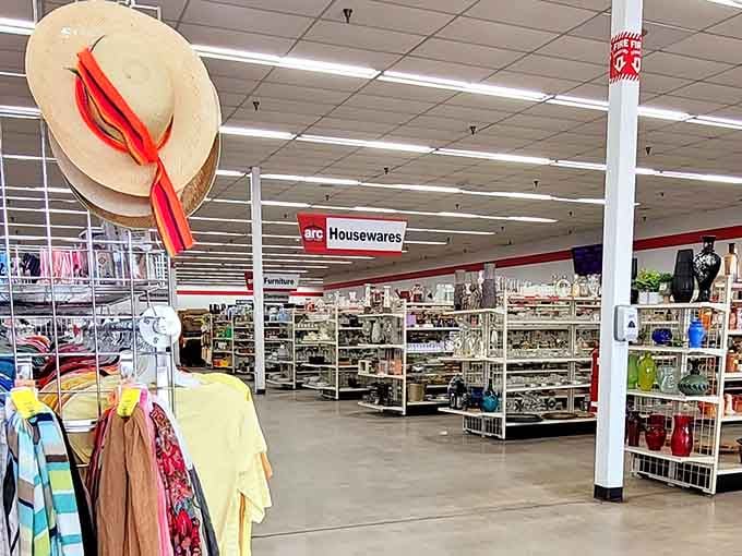 Endless aisles of possibilities stretch before you like a treasure map leading straight to savings.