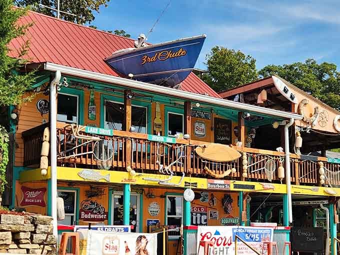 When a restaurant wears more colors than your vacation wardrobe, you know the fun's already started.