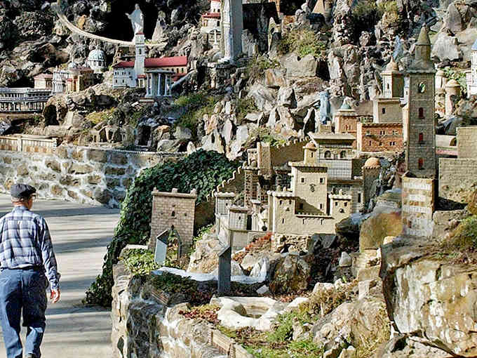 A miniature Jerusalem rises from stone and cement, proving one monk's vision could recreate the world.