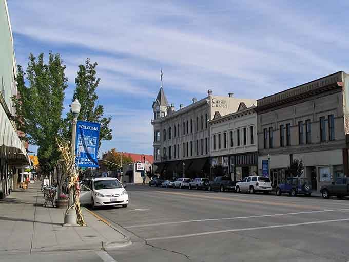 Baker City's historic downtown stands proud like a well-preserved time capsule with surprisingly affordable rent inside those beautiful buildings.