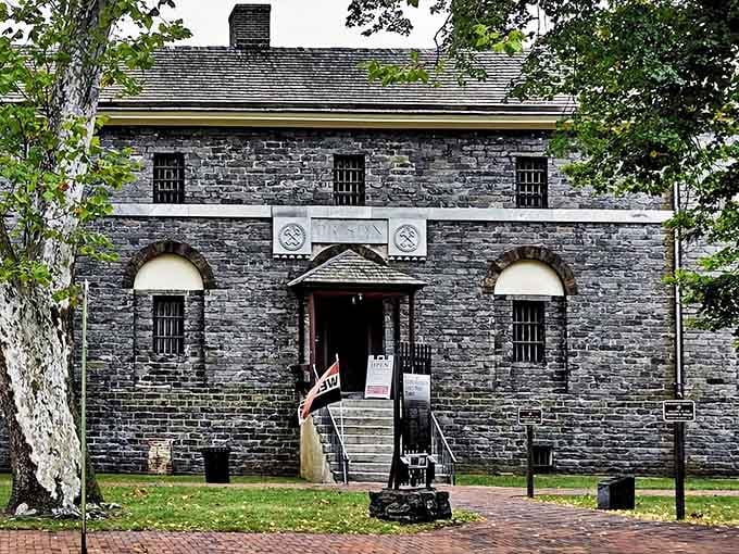 Those stone walls and barred windows weren't built for comfort, and they still radiate that stern, unforgiving presence today.