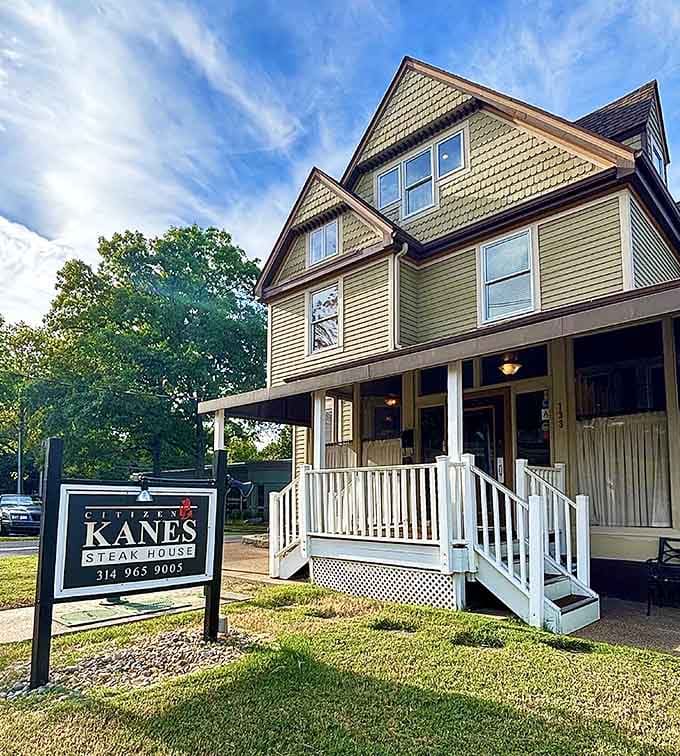 A Victorian house serving world-class steaks? That's like finding out your sweet grandmother was secretly a gourmet chef all along.