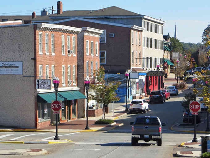 Elkton's downtown stretches out with that classic small-town appeal where every building tells a different chapter of history.