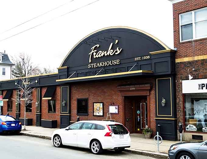 Since 1938, this classic facade has welcomed steak lovers through doors that have seen generations of satisfied diners.