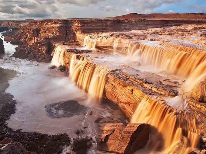 When chocolate waterfalls cascade across the desert, you know you've stumbled onto something wonderfully unexpected and wild.