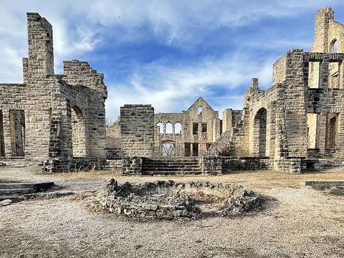 Stone walls reach toward blue skies like a Gothic novel came to life, minus the vampires but plus spectacular lake views.