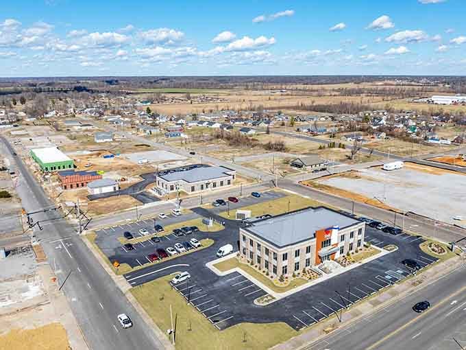 Mayfield's affordable downtown offers everything you need without the expensive price tags.