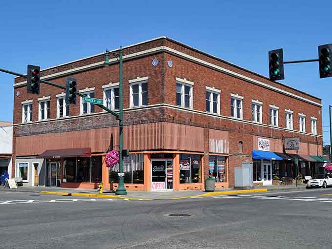 Classic brick architecture downtown proves that character and charm don't have to cost a fortune to enjoy daily.