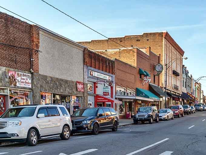 Mount Airy's brick-lined Main Street looks like it walked straight out of a beloved sitcom into real life.