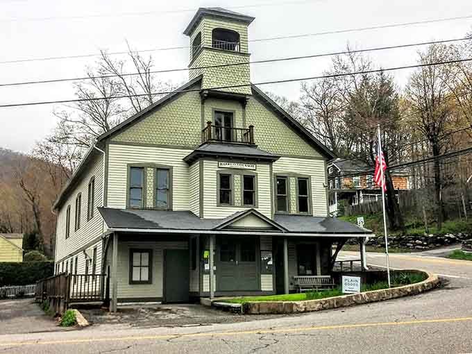This historic building with its bell tower has watched over New Preston since before your grandparents were born.