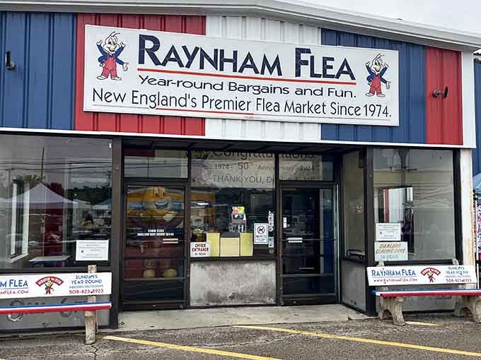 Since 1974, this red-white-and-blue beacon has been calling bargain hunters to year-round treasure hunting under one welcoming roof.