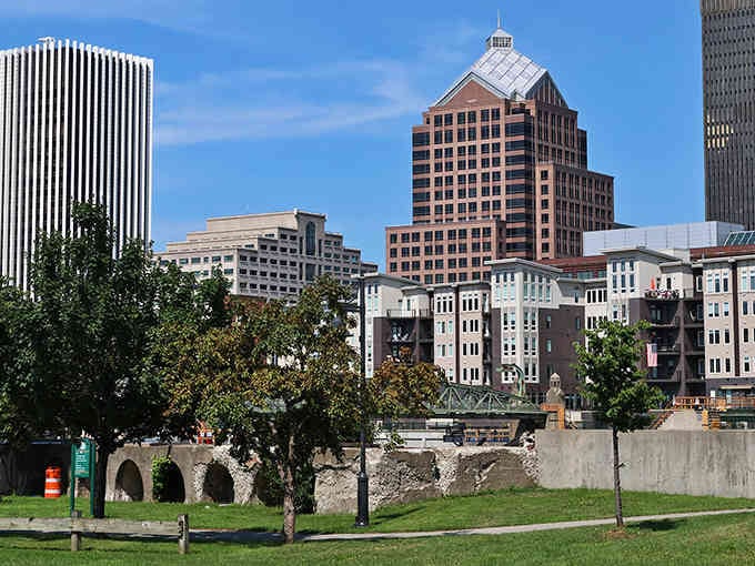 Rochester's skyline mixes old and new architecture beautifully, creating a downtown that feels both historic and refreshingly modern.