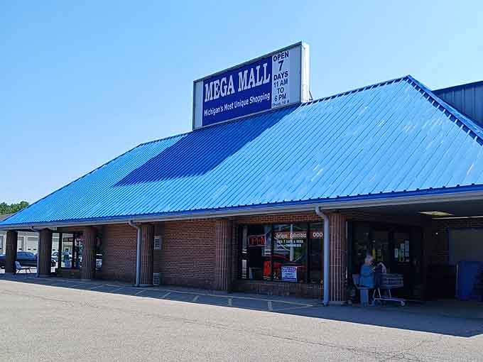 That bright blue roof isn't just eye-catching: it's your beacon to seven days of bargain-hunting bliss and endless surprises.