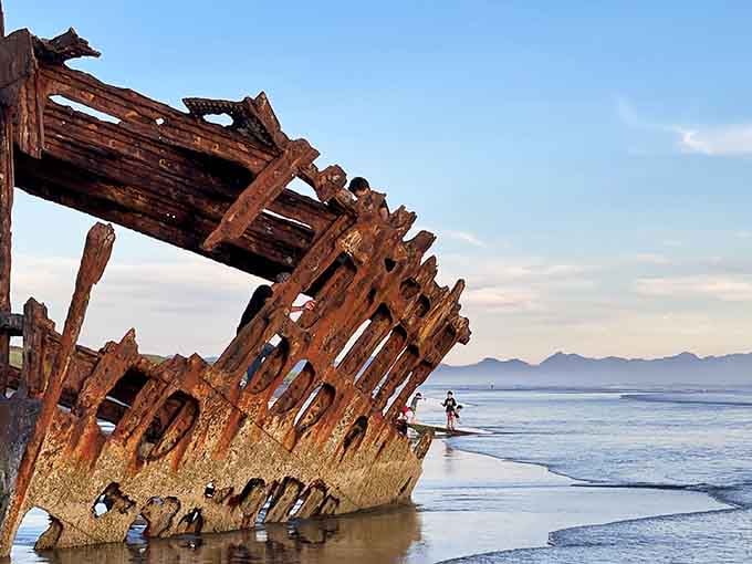 This shipwreck has been posing dramatically on the beach since 1906, and it still steals the show.