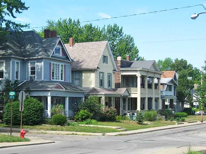 Victorian homes stand proudly like grand dames dressed up for Sunday service, timeless and elegant.