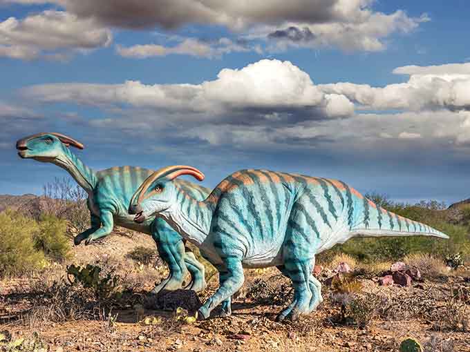 Meet the turquoise gentle giant grazing peacefully where prehistoric meets prickly in the most delightful way.