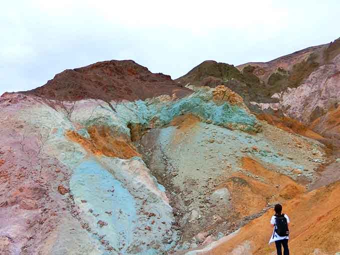 The desert transforms into a painter's canvas here, with turquoise, pink, and gold creating nature's most vibrant masterpiece.