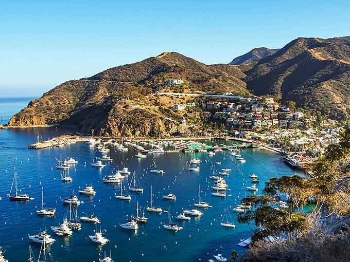 Golden hour hits different when sailboats dot the bay and Mediterranean vibes meet California cool in perfect harmony.