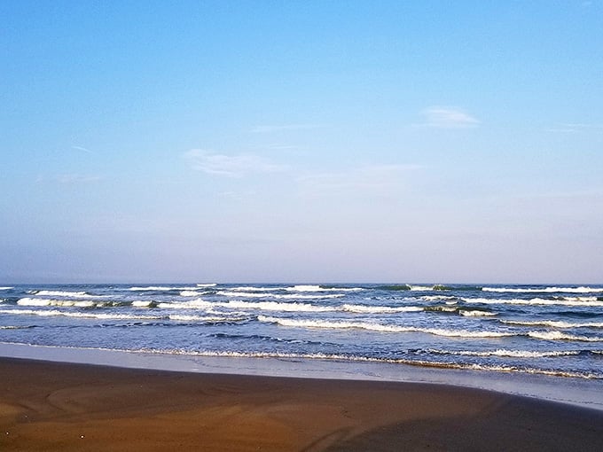 Endless waves roll onto empty sand where the Gulf meets the sky, offering the kind of solitude retirees dream about.