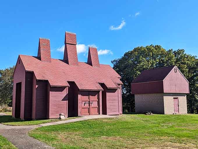 These quirky architectural treasures clustered together feel like walking through a time-traveling theme park without the ticket price.