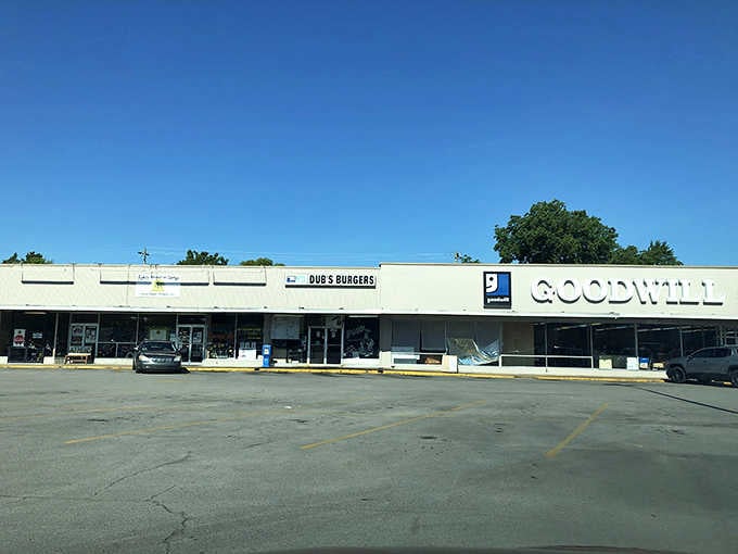 The simple strip-mall exterior hides a burger joint that locals have been quietly enjoying while tourists drive right past.