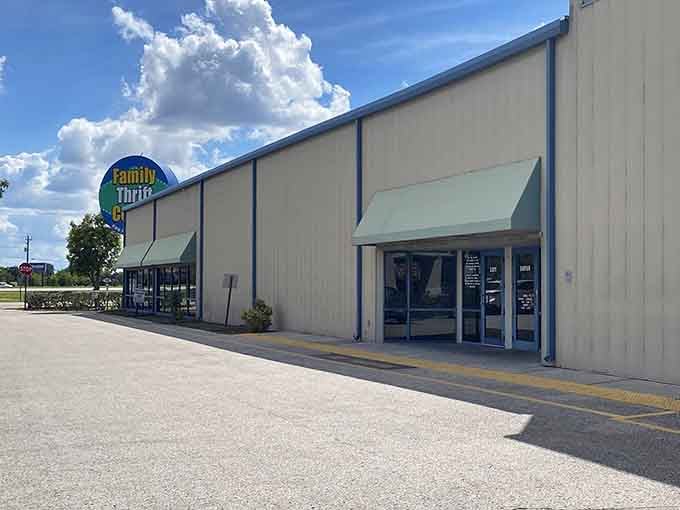 Blue skies and endless possibilities await at this massive thrift destination where deals are always in season.