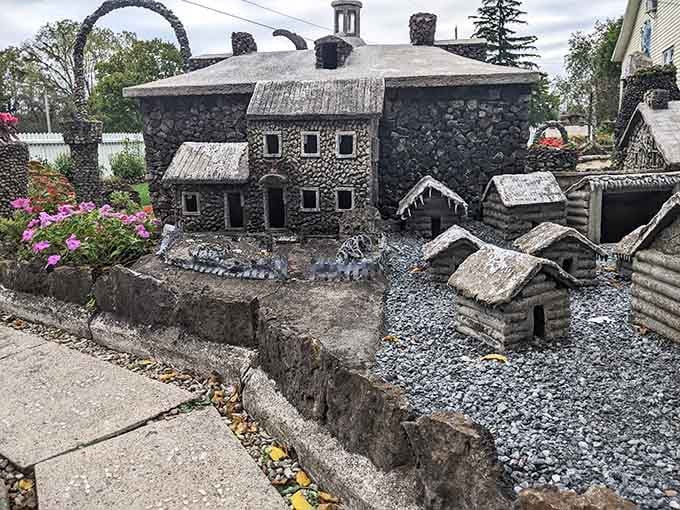 Every tiny detail tells a story in this whimsical world of handcrafted villages and bridges.