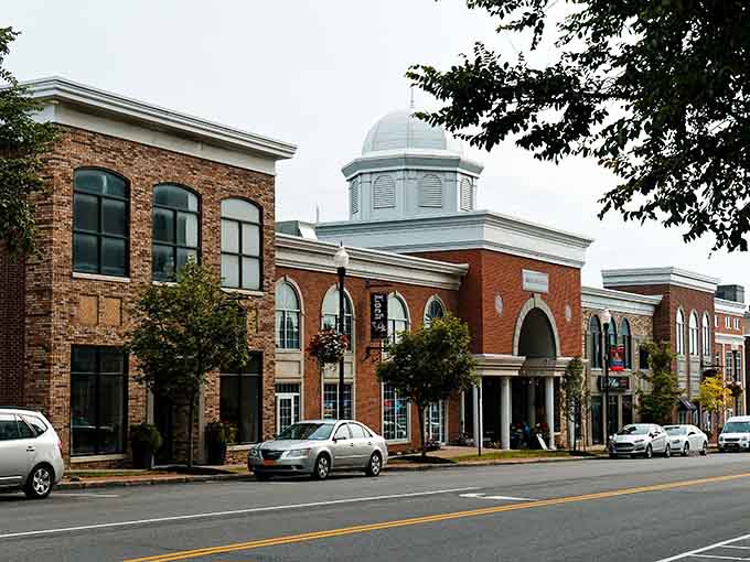 The silver dome catches your eye downtown, where Lockport mixes old-world elegance with everyday small-city living perfectly.