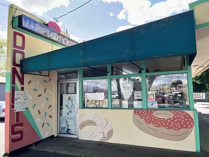 Those playful donut murals on the walls hint at the rainbow of flavors waiting inside this Sacramento gem.