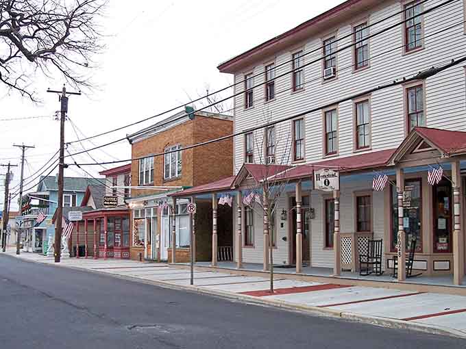 The quiet street view reveals what matters most: tree-lined neighborhoods where people actually know their neighbors' names still.