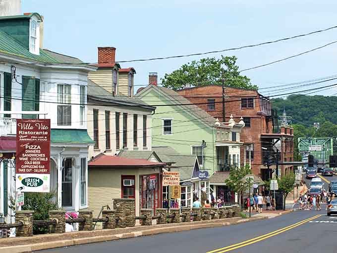 Colorful buildings stacked like a cheerful layer cake, each one holding stories and shops worth discovering on foot.