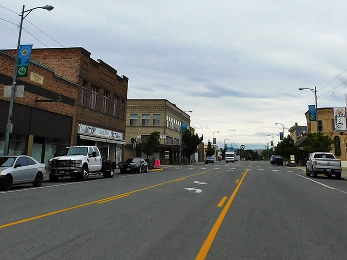 Wide-open streets invite leisurely strolls past storefronts that remember when handshakes sealed every deal in these parts.