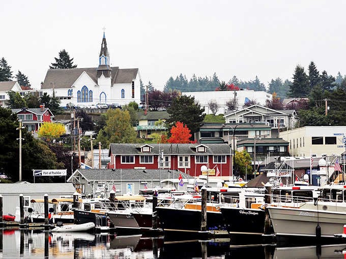 Marina views and Nordic architecture blend perfectly where Little Norway meets the Pacific Northwest waterfront beautifully.