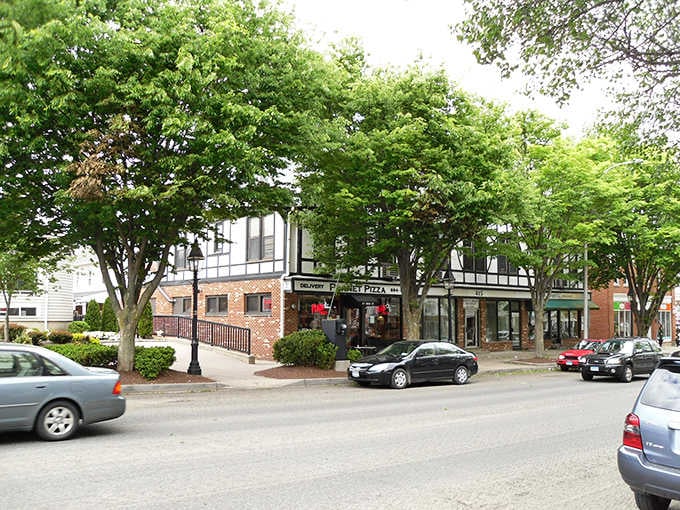 Tree-lined streets and local shops create the kind of downtown that makes you slow down.