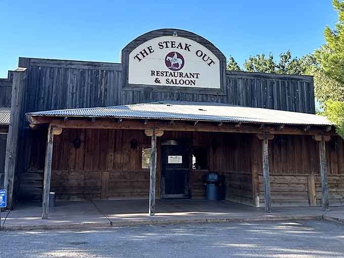 This weathered wooden fortress stands ready to serve up serious steaks in the heart of wine country charm.