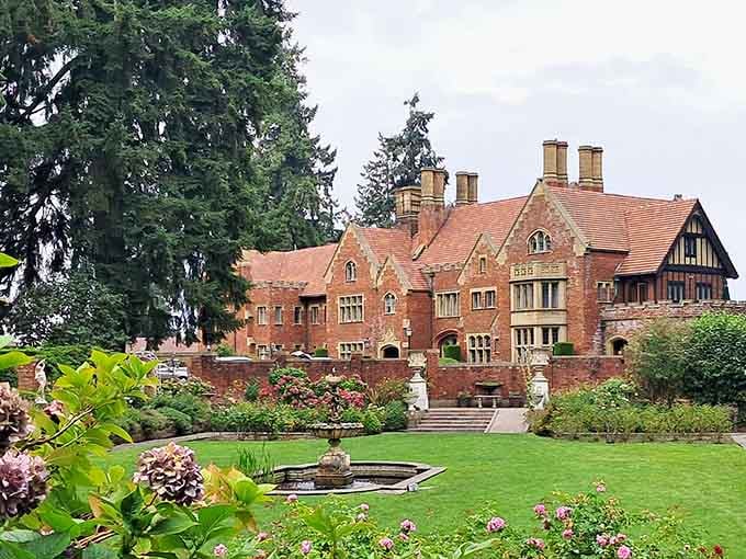 Thornewood's manicured gardens and brick facade whisper tales of afternoon tea and elegant garden parties.